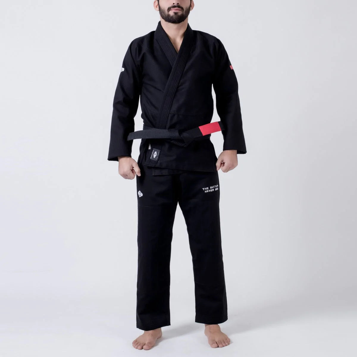 Kimono BJJ (GI) Maeda Red Label 3.0 Black - Cinturão Branca incluída ...